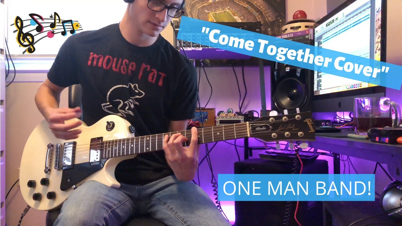 "COME TOGETHER" COVER- ONE MAN BAND - YouTube