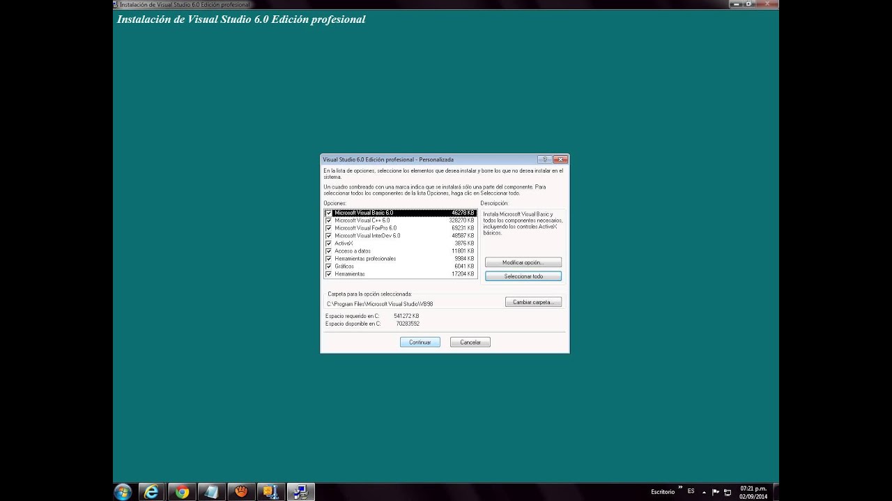 Tutorial de como instalar VISUAL BASIC 6.0 - YouTube