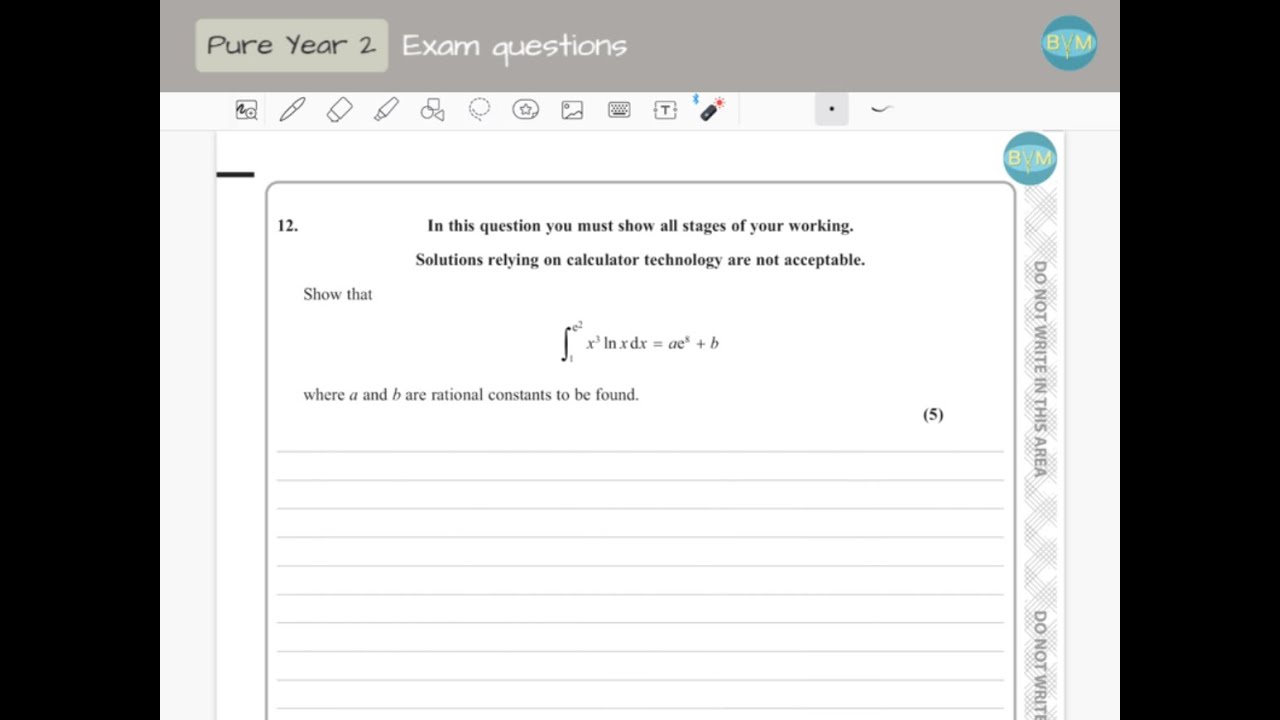 P2 June 2022 Question 12 Paper 1 edexcel - YouTube