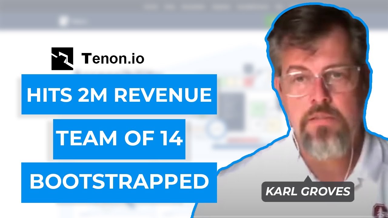 Tenon CEO Karl Groves: Hits 2m Revenue In Automated Testing Space - YouTube