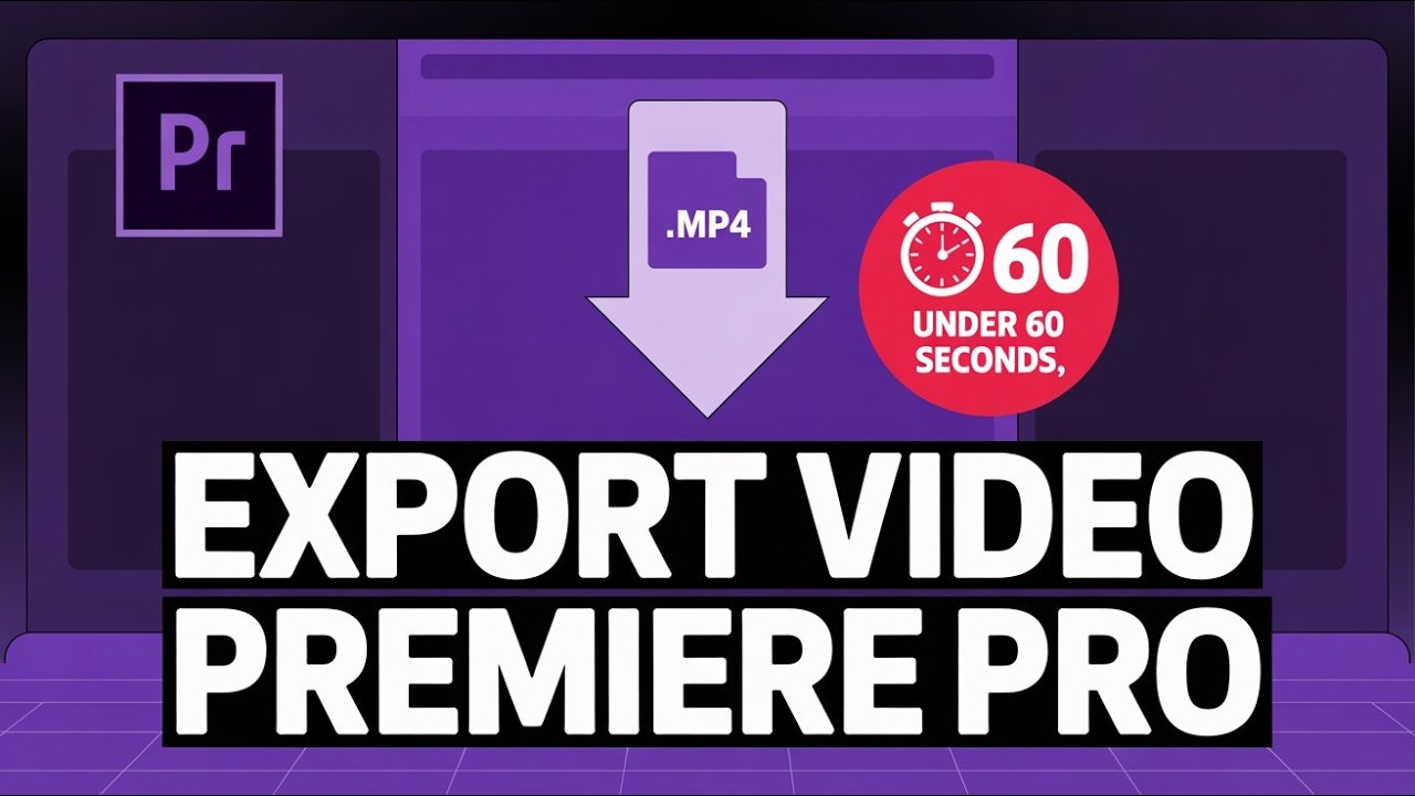 How To EXPORT Video In Premiere Pro | Save & Download Video As MP4 ...