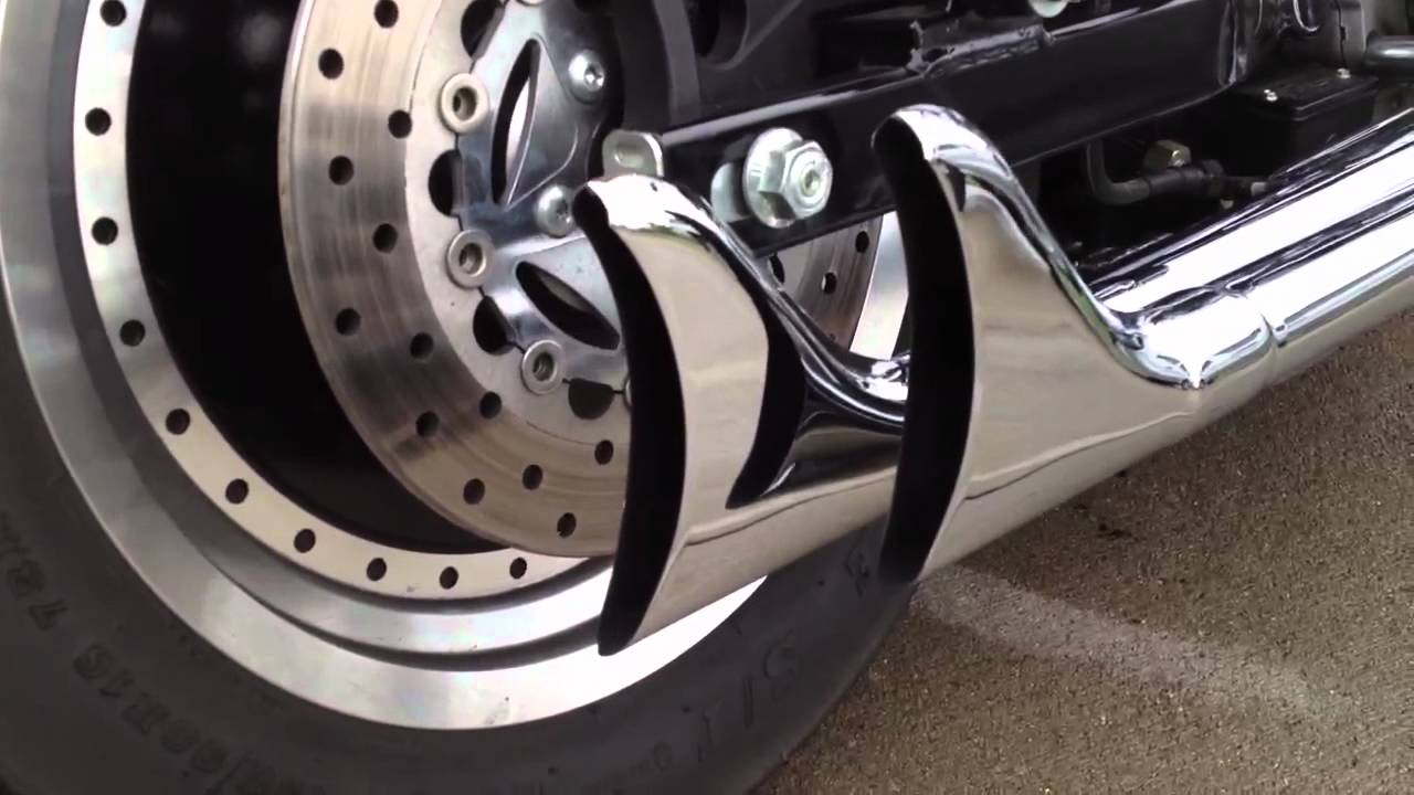 98 FXD Samson fishtails. - YouTube