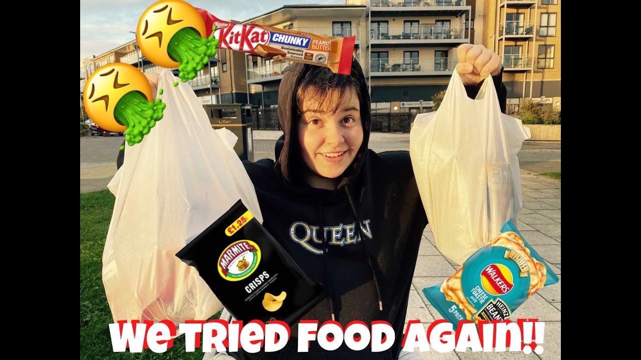 Ellie and Ryan eating random foods... (again) - YouTube