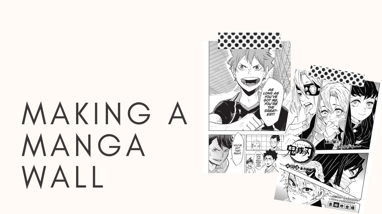 Making My Own Manga Wall - YouTube
