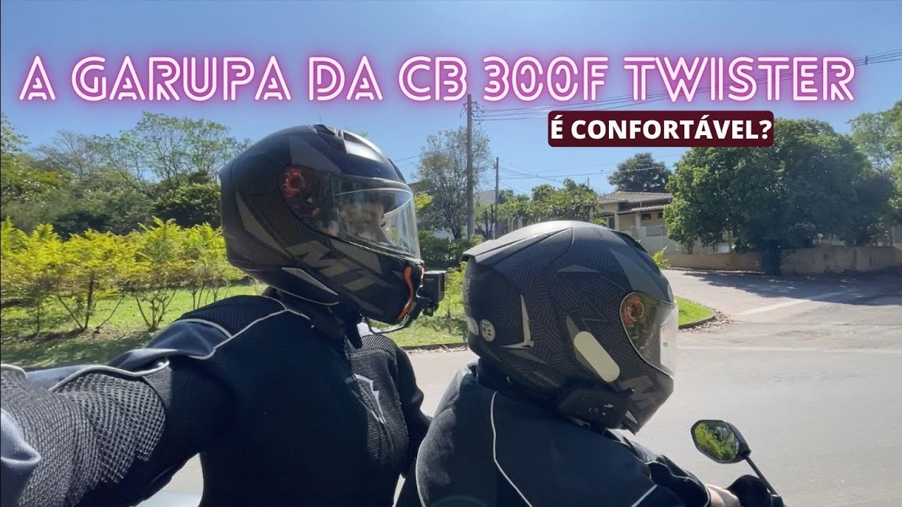 COMO É LEVAR GARUPA NA CB 300F TWISTER? | por Day Miguel ♥︎ - YouTube