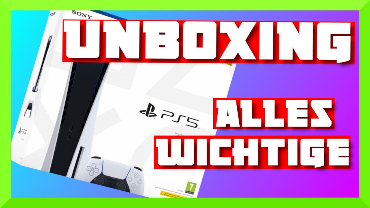 🔥Erste UNBOXINGS der PS5 | alle Inhalte des PS5 KARTONS🔥 - YouTube