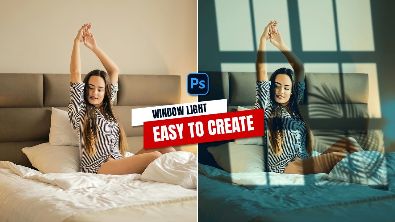 Window Light Effect || Sun Light Effect || Photoshop Tutorial || Easy ...