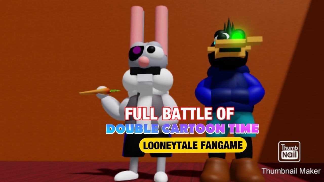 The Full Battle of Double Cartoon Time!!! (Looneytale Fangame) - YouTube