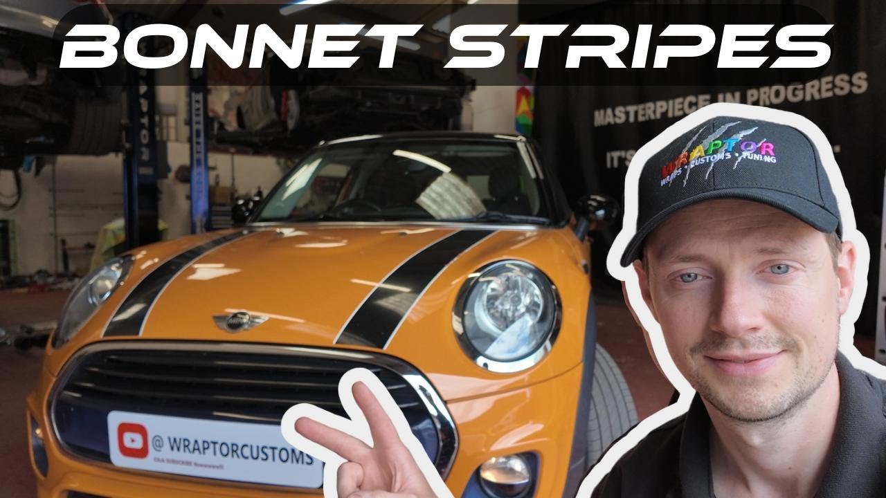 How to Apply Bonnet Stripes to Your Car | Step-by-Step Guide by Wraptor ...