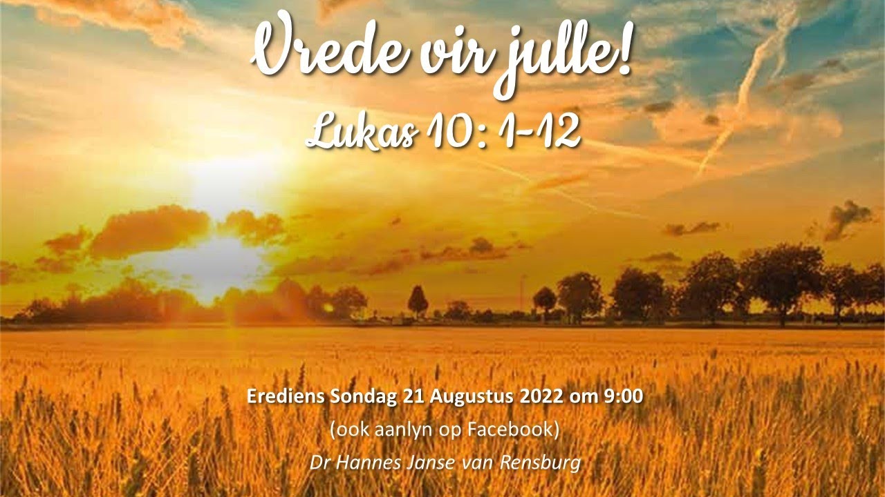 Vrede vir julle - YouTube