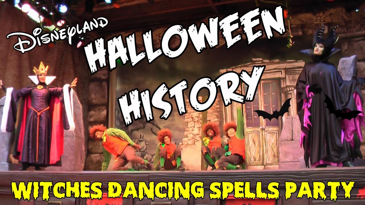 WITCHES DANCING SPELLS PARTY Disneyland Paris - YouTube
