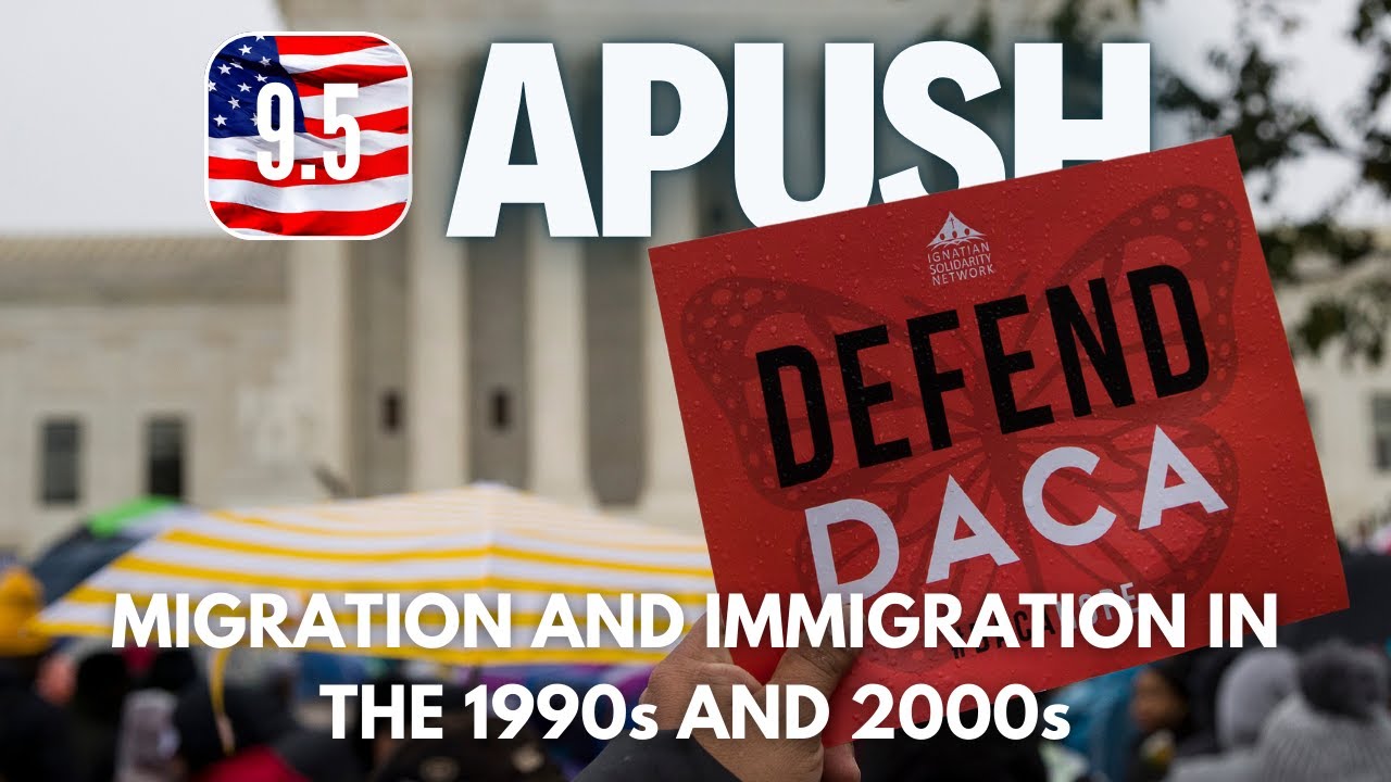 APUSH #103 - 9.5 Migration and Immigration in the 1990s - YouTube