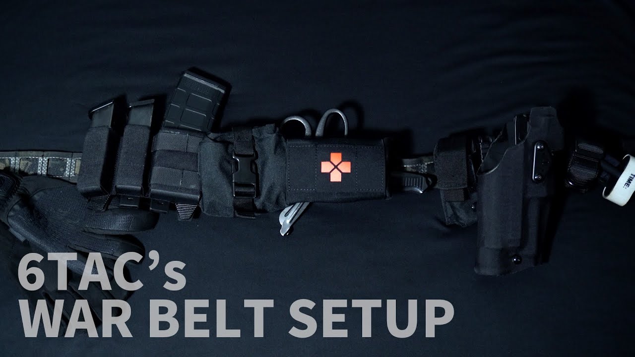 6tac 워 벨트(GBRS BELT V3) 셋업 리뷰! [6TAC's WAR BELT(GBRS BELT V3) SETUP ...