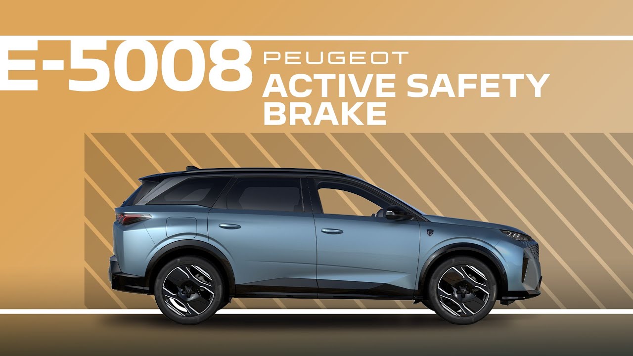 Peugeot E–5008 & 5008 | Tutorial | Active Safety Brake - YouTube