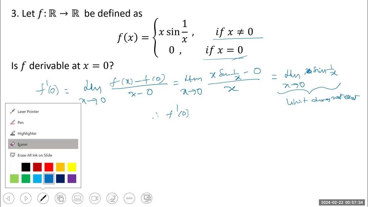 MATH 3277- Differentiation Tutorials - YouTube