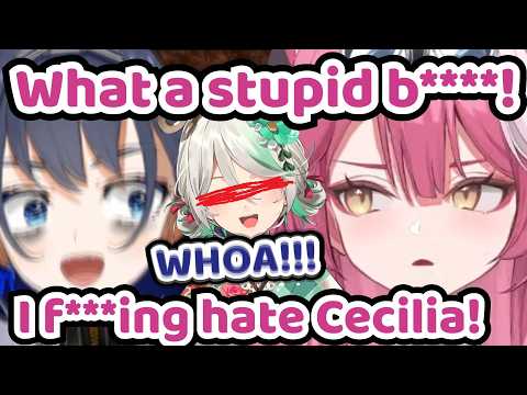 Kronii Was NOT Expecting Raora to HATE Cecilia SO MUCH That She Started SWEARING