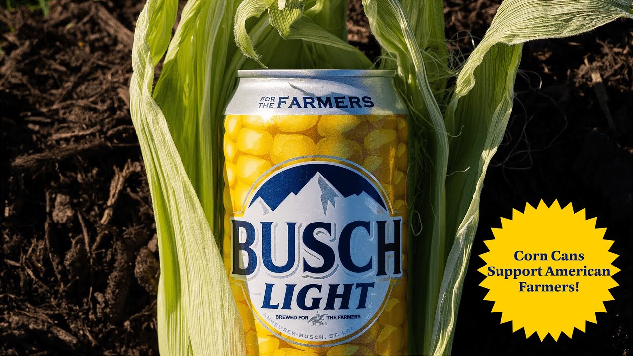 Busch Light Corn Cans Support American Farmers - YouTube