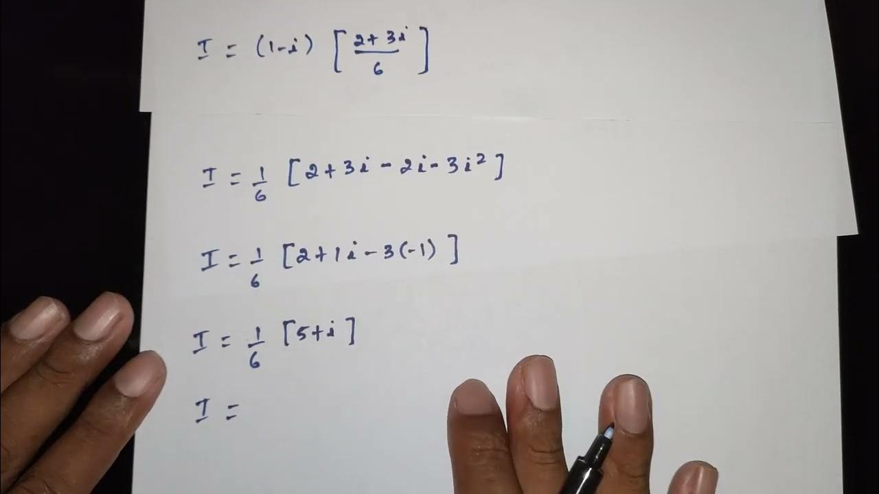[21MAT41] Model Question Paper 1 (Q.1c) | Module 1 Complex Analysis - YouTube