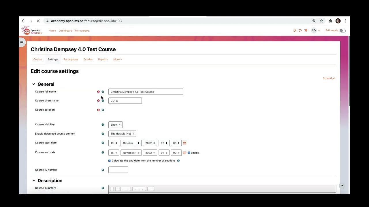 Moodle 4.0- Tutorial Videos Changing Your Course Format - YouTube