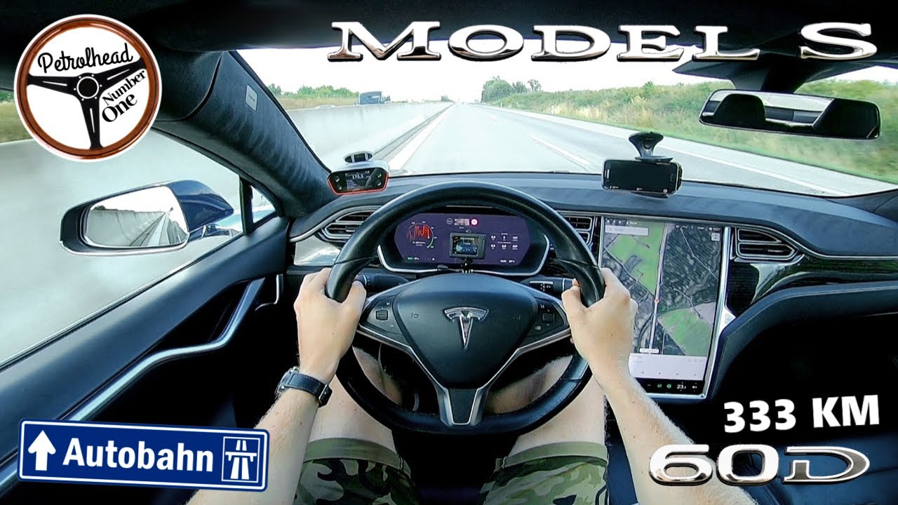 2017 Tesla Model S 60D | V-MAX. Próba autostradowa. RACEBOX 0-100, 100 ...