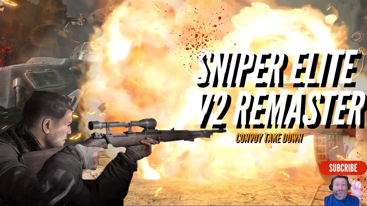 Convoy Take Down Mission 2 Sniper Elite V2 Remastered HD Gameplay # ...