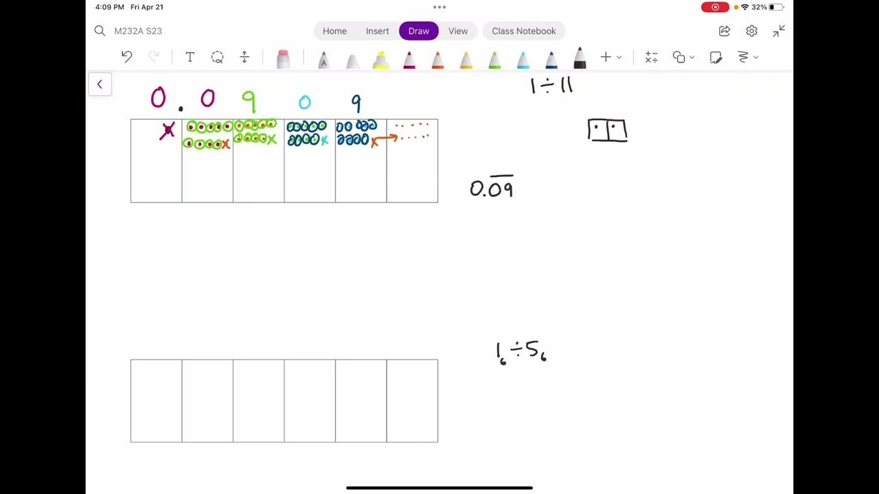 Dividing Decimals with Dots and Boxes - YouTube