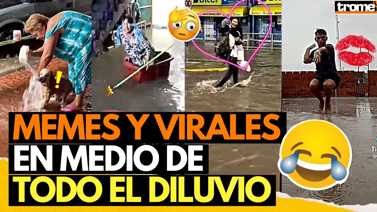 CICLÓN YAKU: Memes y virales en medio de las INUNDACIONES por fuertes ...