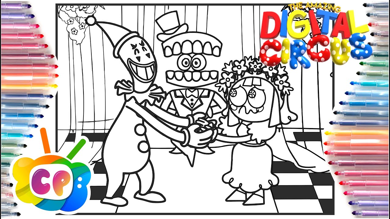 How to draw The amazing digital circus/ The amazing digital circus ...