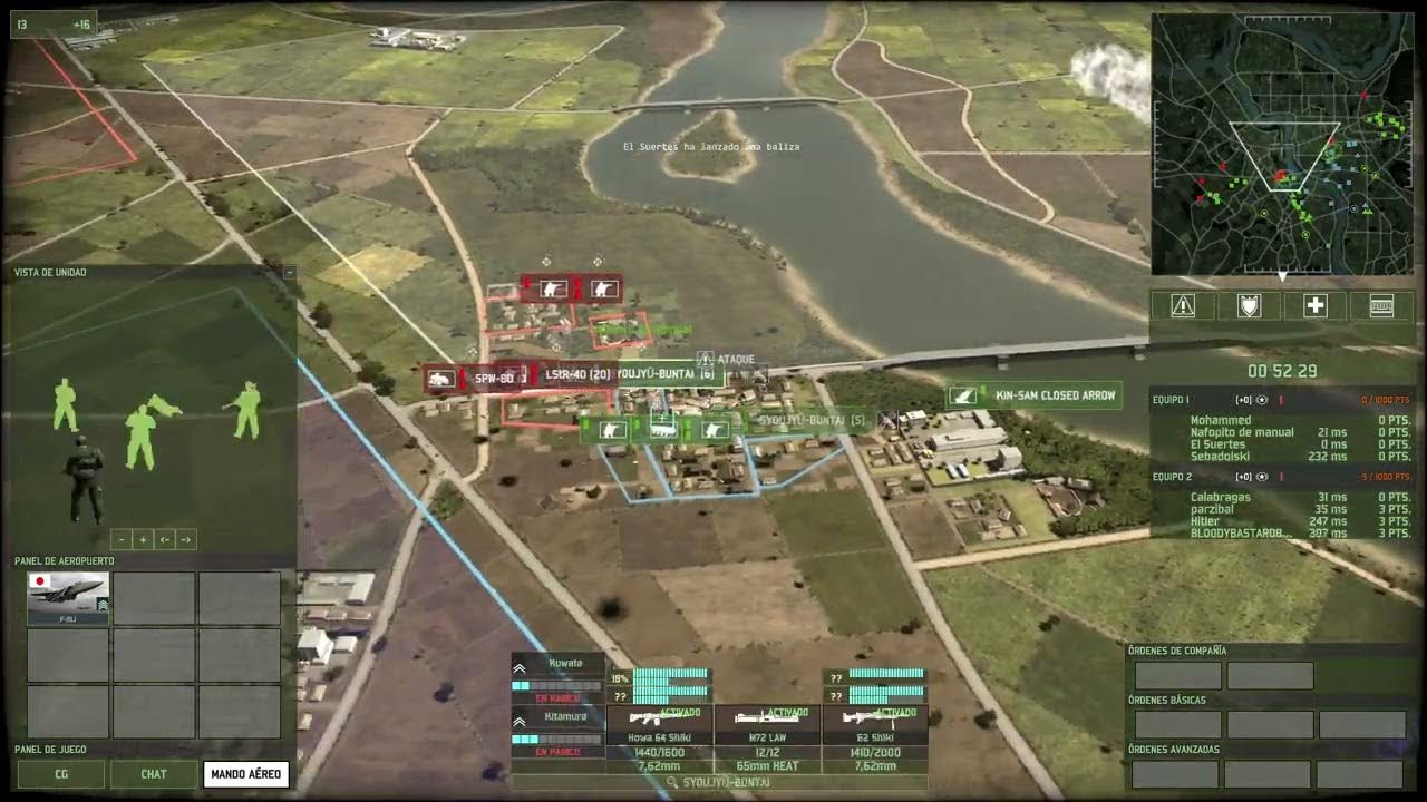 Wargame: Red Dragon - Partida 142 (3v3) [ELO122] - YouTube