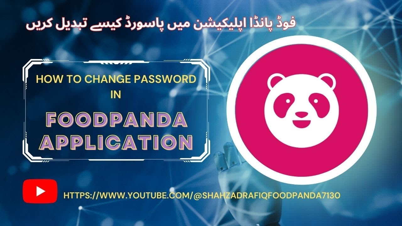 How to Change Password In Food panda Application #Food panda #training ...