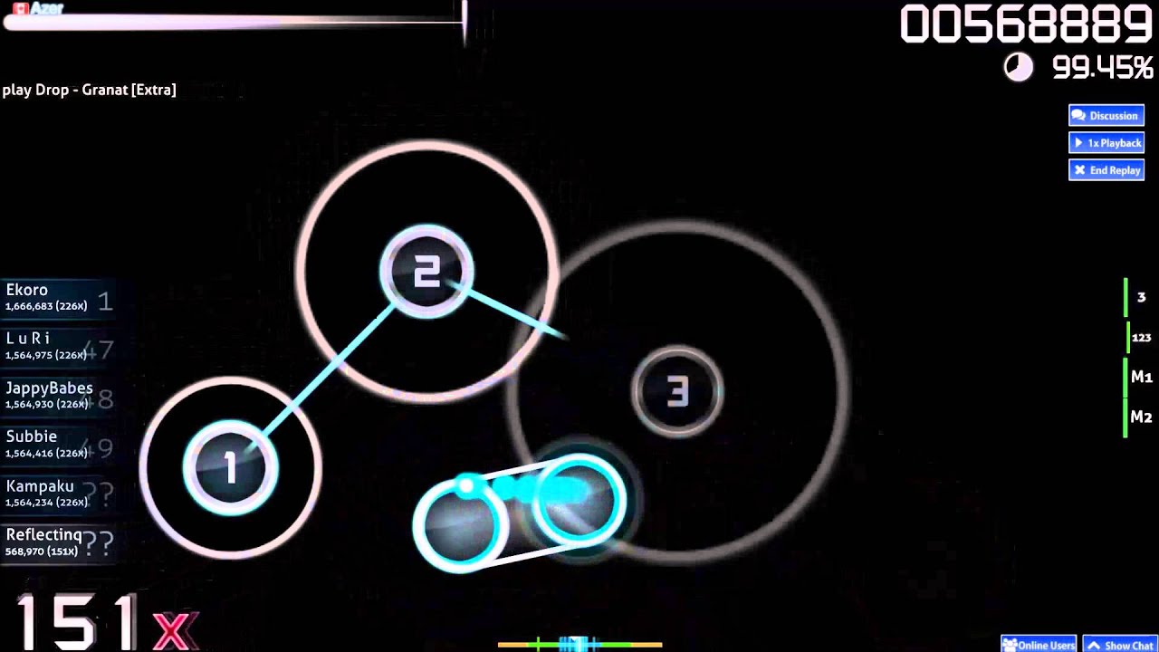 [osu!] Drop - Granat [Extra] FC (181pp) - YouTube