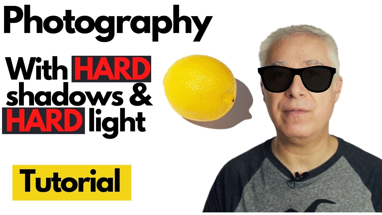 How to use hard light and hard shadow in your photography - YouTube