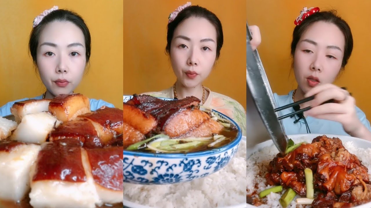 Eating Challenge: Eating pork braised pork belly beef 🍖🍖#pork #belly # ...