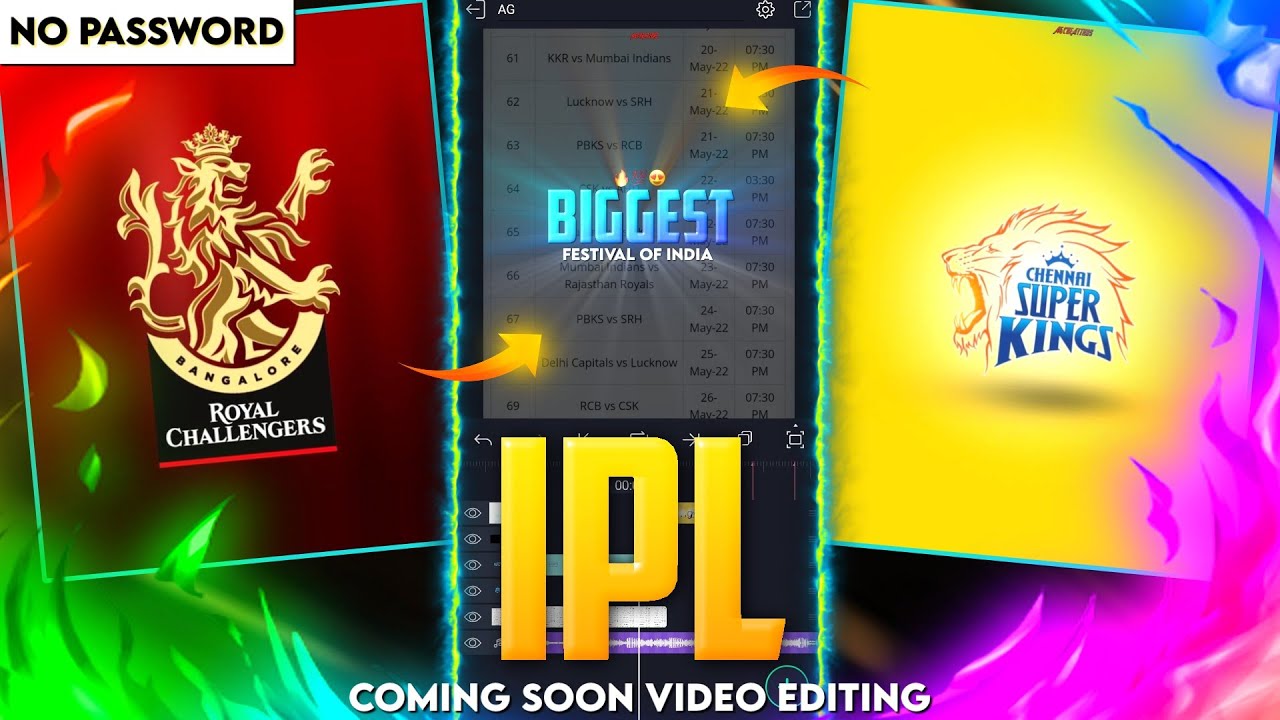 🔥IPL Coming Soon Special Video Editing In Alight Motion😎 || 🔥IPL ...