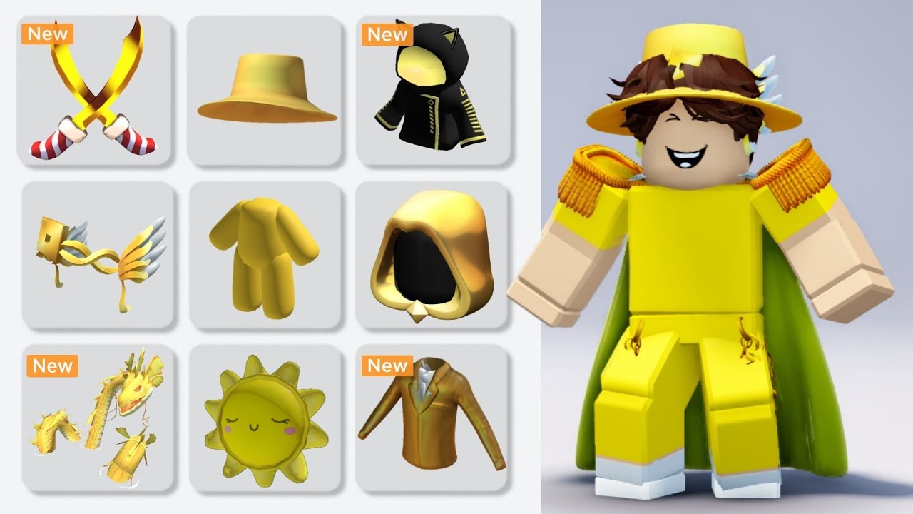 GET 18+ CUTE YELLOW FREE ITEMS!😱💛 (ACTUALLY FOREVER FREE) - YouTube