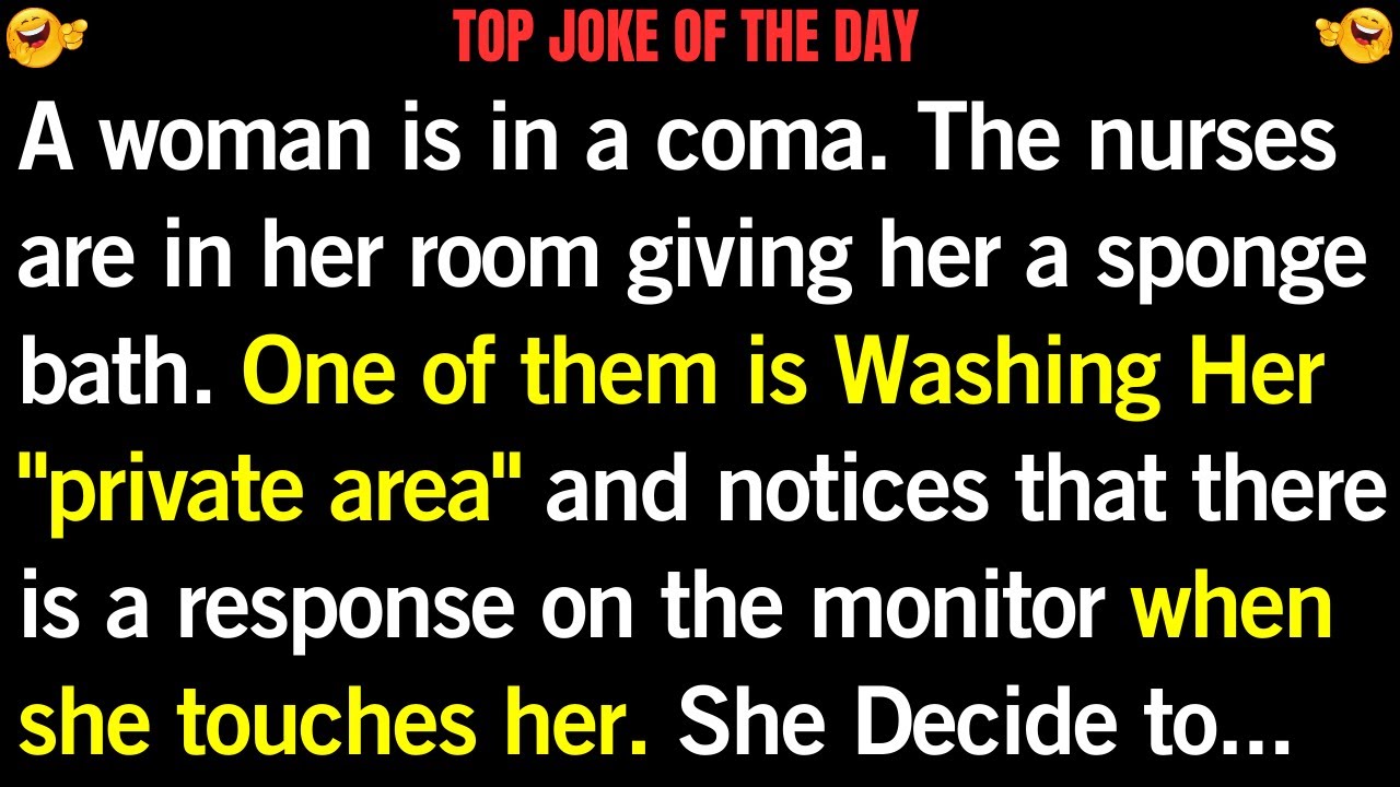😂 joke of the day | "The Coma Conundrum: A Hilarious Twist"#humor - YouTube