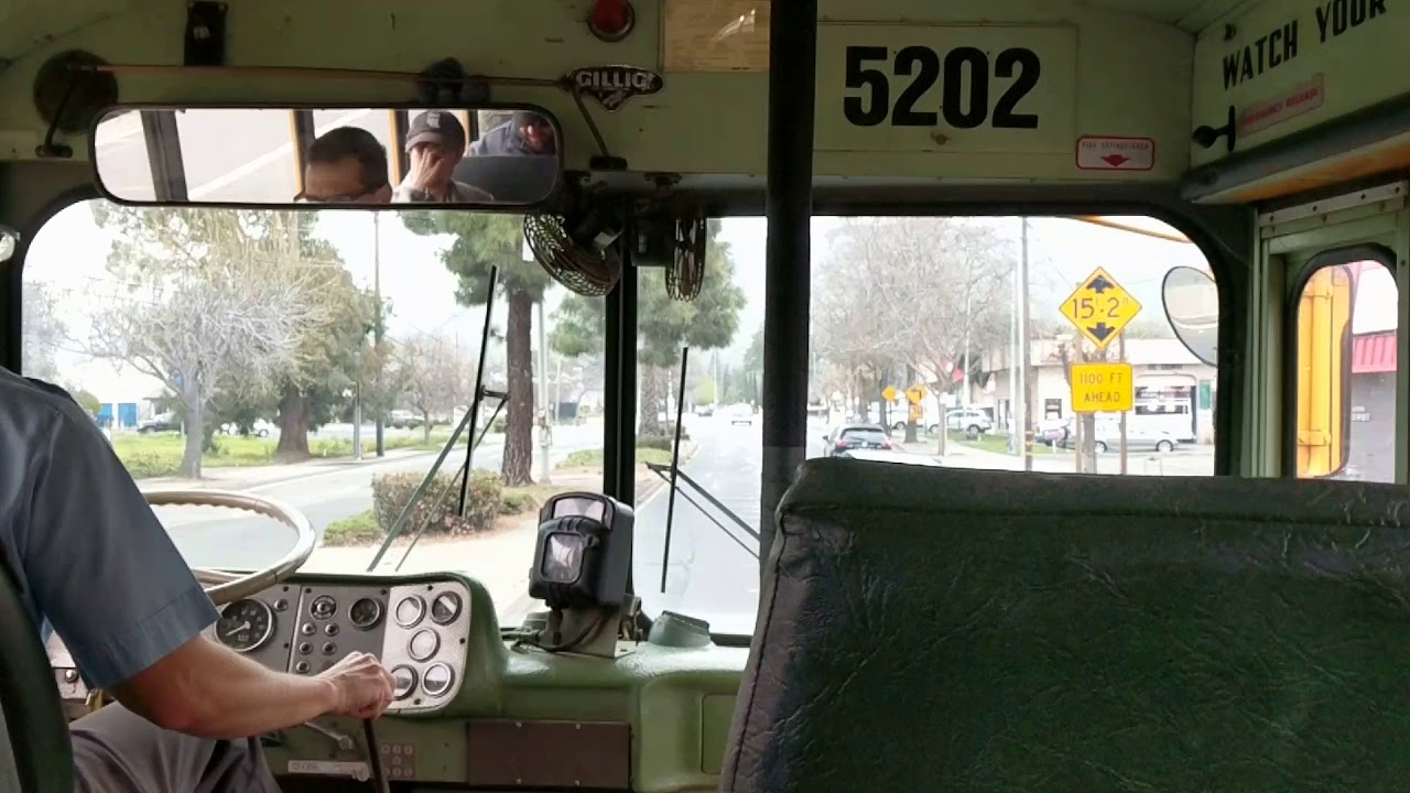 1977 Gillig Coach School Bus Ride-Along [Detroit 6-71] - YouTube