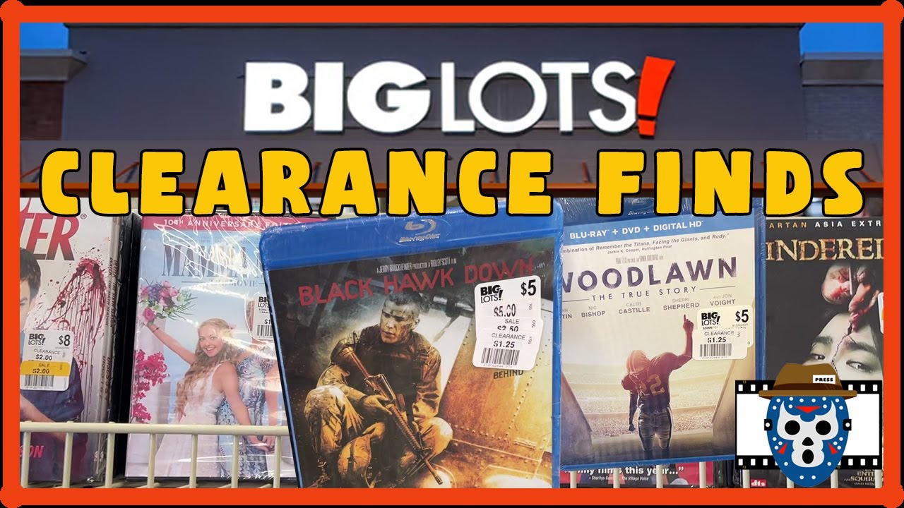 BIG LOTS Clearance Finds - $1 DVD and Blu Ray Movie Hunt and Haul - YouTube
