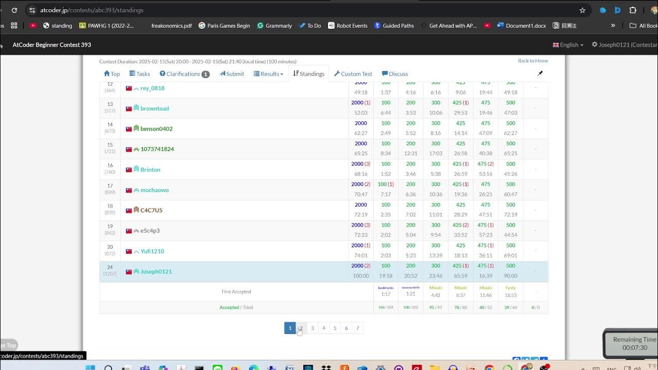 Atcoder Beginner Contest 393 (Can i hit F?) - YouTube
