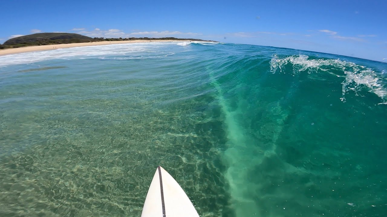 POV Raw Surf - Super clean and glassy morning surf - YouTube