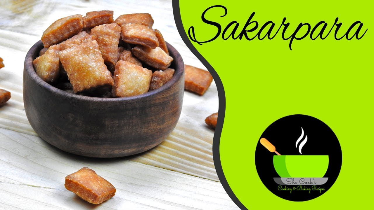 Sweet Sakarpara | Shankarpali Recipe | Simple Snacks | Sweet Diamond ...