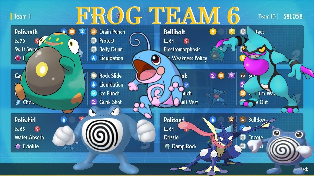 FROG TEAM 6 DESTROYS RANKED PLAYERS! | POKEMON SCARLET & VIOLET VGC - YouTube