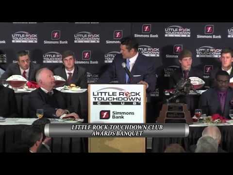 Little Rock Touchdown Club Awards Banquet - YouTube