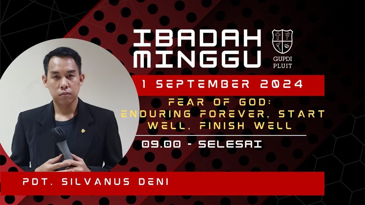 IBADAH RAYA GUPDI PLUIT, MINGGU 01 SEPTEMBER 2024 - YouTube