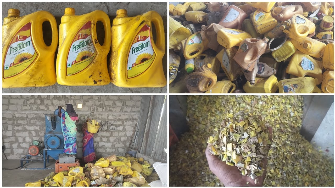 #freedom oil plastic Cans recycling first step buy & sale 9346968692 ...