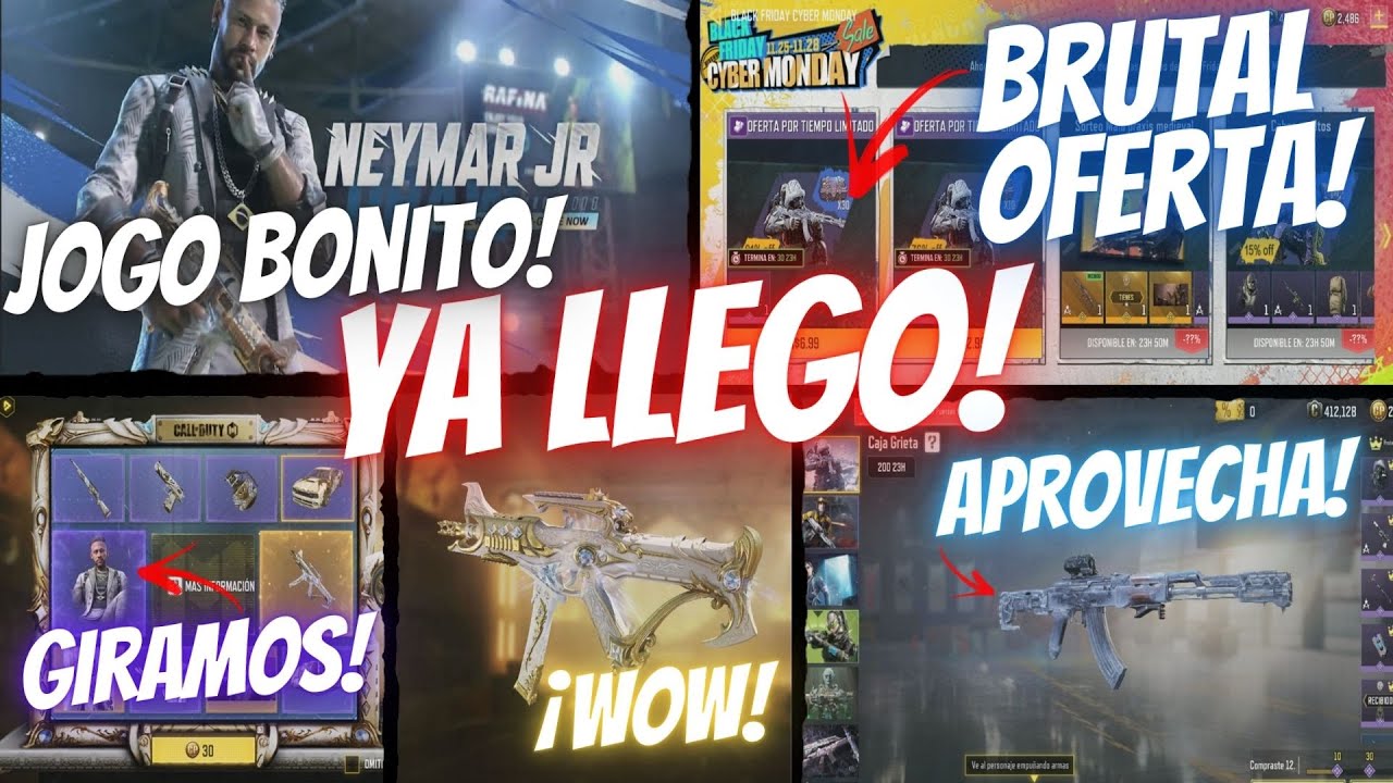 APROVECHA GRAN OFERTA! LLEGA NEYMAR JR! LA REINA AK-47 FROSTBRAND | COD ...