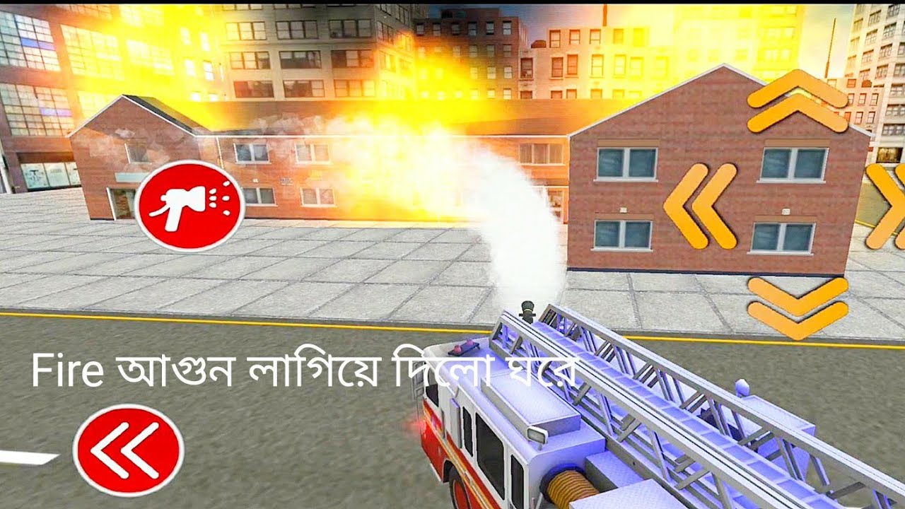 real fire fighting andriod mobile gameplay video #firefighting - YouTube