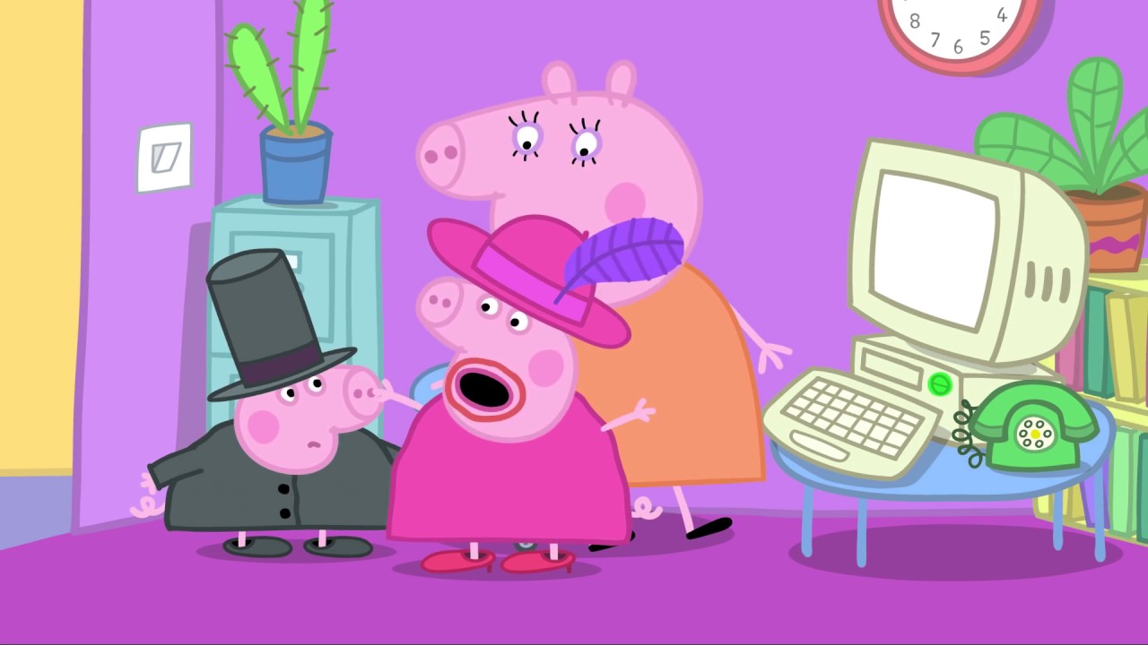 Peppa Pig Mummy Peppa and Daddy George clip - YouTube