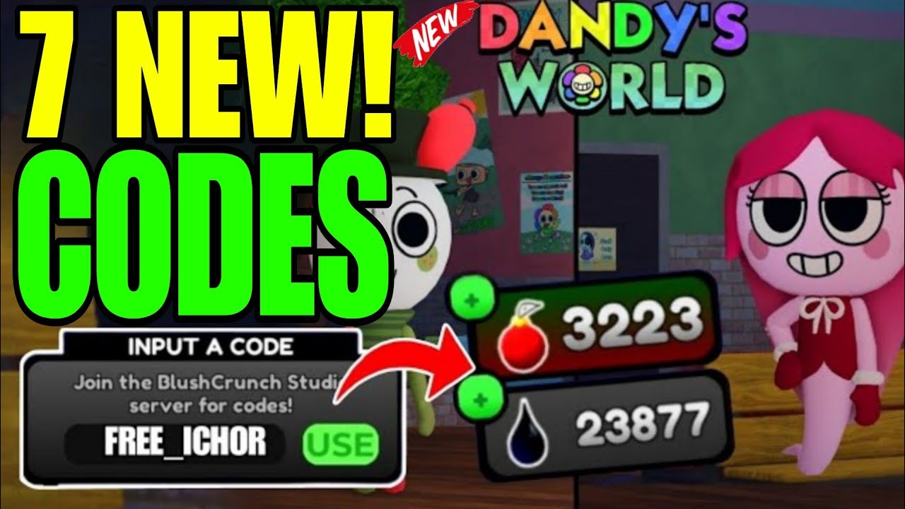 ⚠️NEW⚡UPDATE CODES!!⚠️ALL WORKING CODES FOR DANDY'S WORLD IN 2025! ROBLOX DANDY'S WORLD 🎁 CODE ...