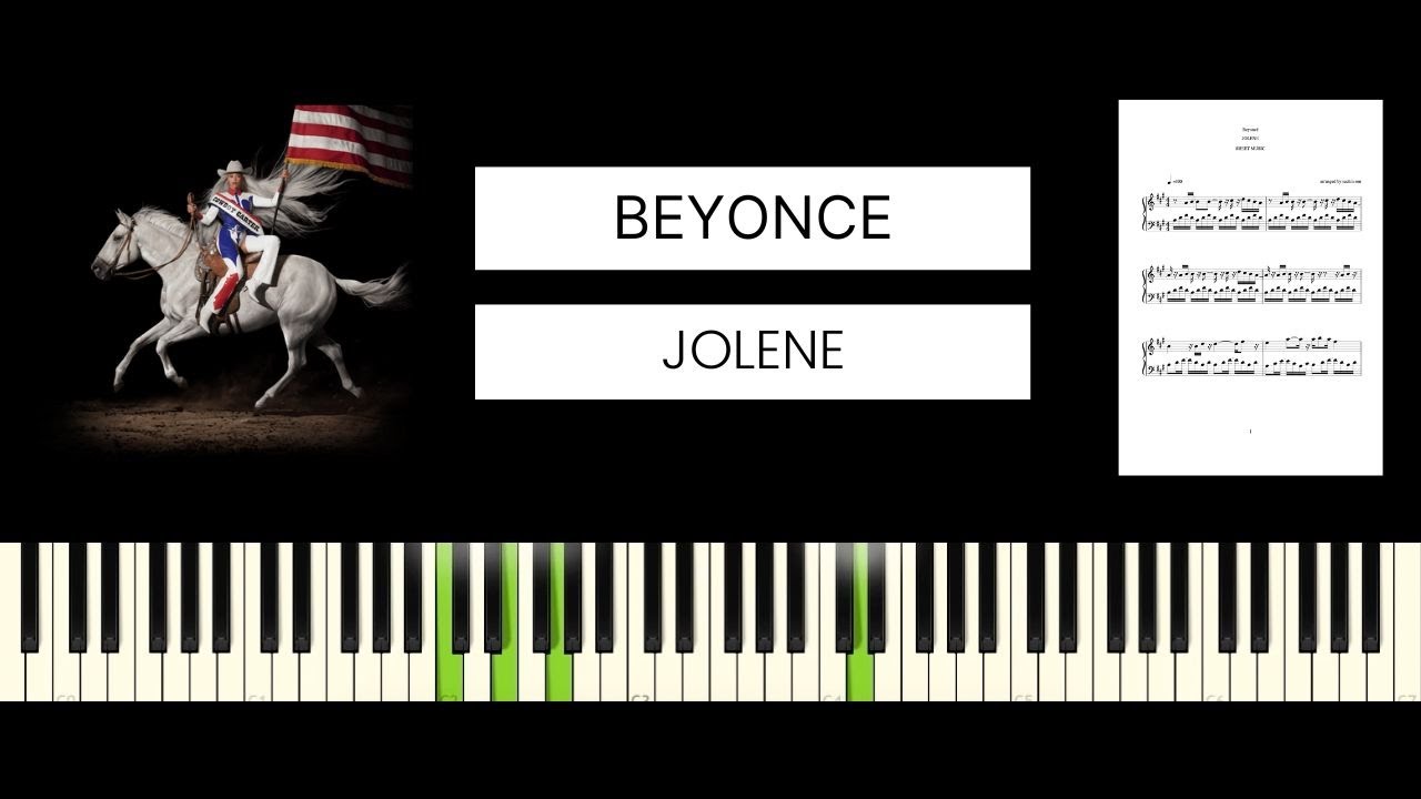 Beyoncé - JOLENE (BEST PIANO TUTORIAL & COVER) - YouTube